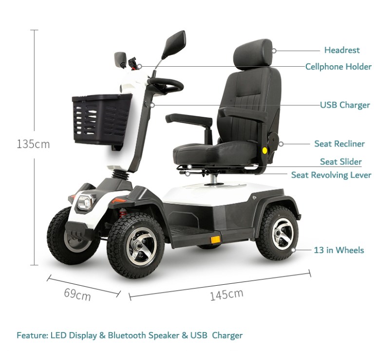 Enduro Velocity Mobility Scooter – Scooters Direct